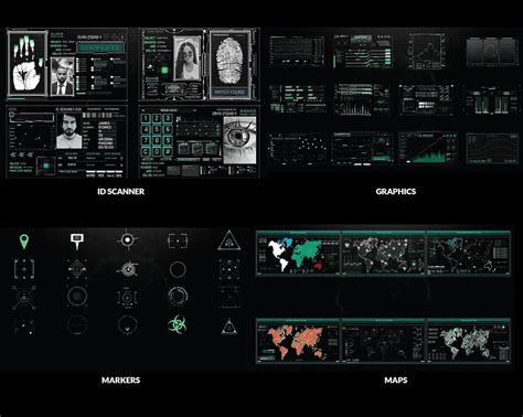 Ultimate HUD UI Elements Pack Titles Element Technology Graphics Effects Future