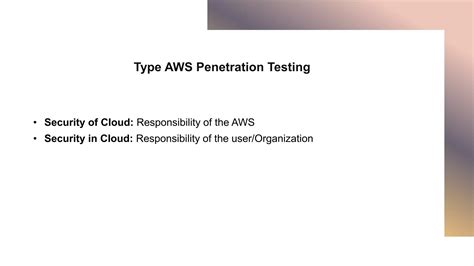 A Guide To Aws Penetration Testingpptx