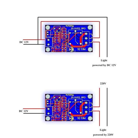 Hiletgo 2pcs 12v Photoresistor Sensor Relay Module Car Light Automatic