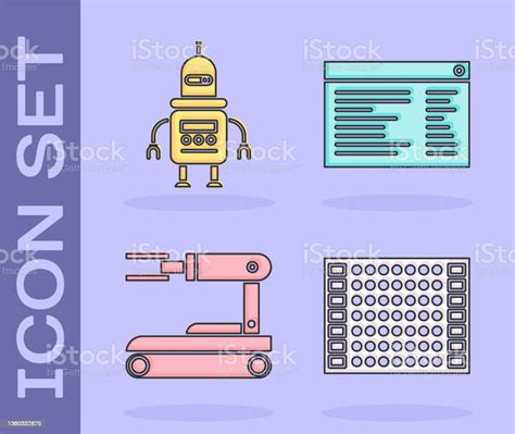 Set Printed Circuit Board Pcb Robot Robot And Software Web Developer