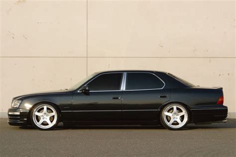 Lexus Ls Executive Sedan Black Luxury Sedan Parked Car Modification