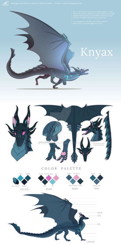 Comm 2 Reference Sheet Knyax By Rokenta On Deviantart