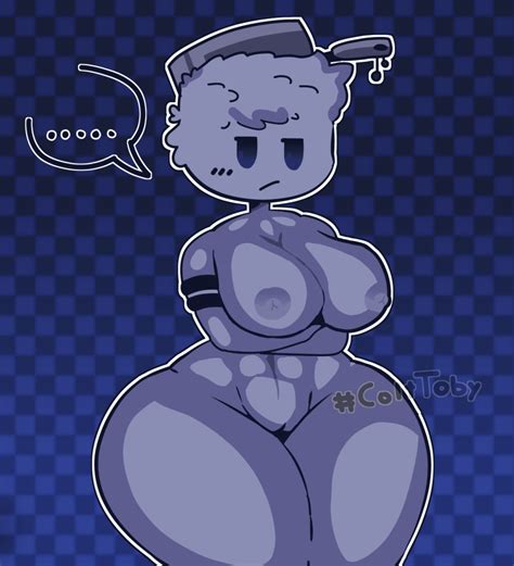 Rule 34 Abs Colt Toby Crossed Arms Grey Hair Grey Skin Huge