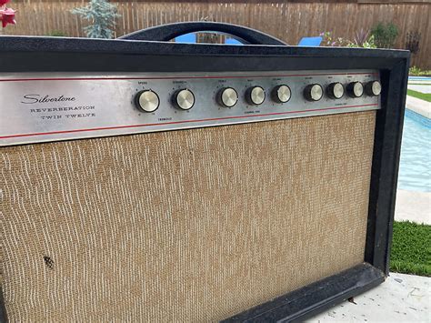 Silvertone 1474 Reverberation Twin Twelve 1961 1963 Black Reverb