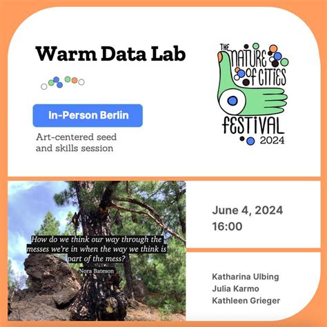 In Roughly Two Weeks Julia Karmo Kathleen Grieger And I Will Be Guests