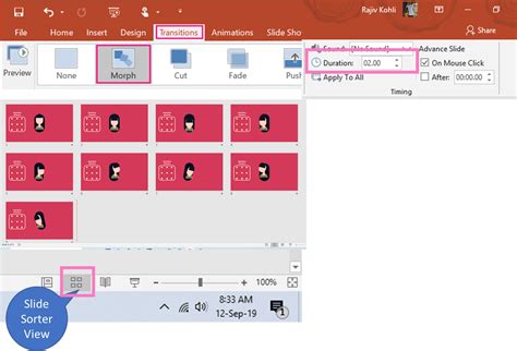 Head Rigging Animation In Powerpoint Tutorial Using Morph Transition
