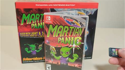 Martian Panic Nintendo Switch Unboxing Video Youtube