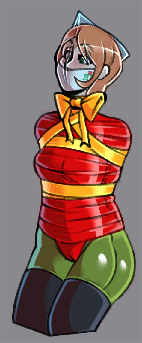 Rule 34 Arms Behind Back Asphyxiation Bag Over Head Bondage Brown