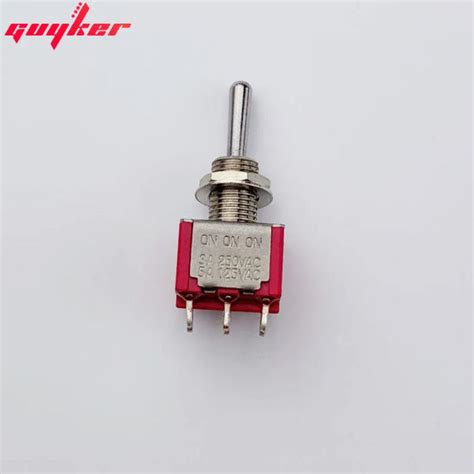 Guitar Mini Toggle Switch 3 Position On No On 6 Pin Car Boat Switches