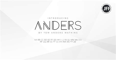 Anders Font Download Free