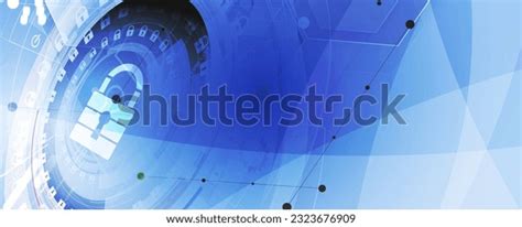 Cyber Security Information Network Protection Future Stock Vector