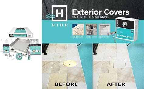 Hide Pool Skimmer Cover Kit 12 Luxury Hidden Skimmer