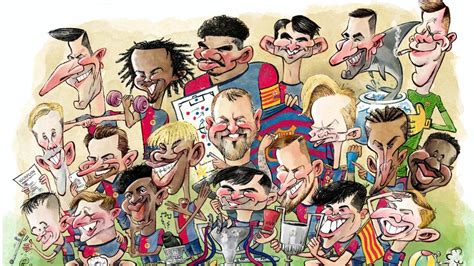 Así Se Dibujó El Póster De La Plantilla Del Barça Para ‘la Vanguardia