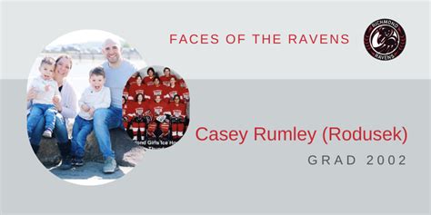 Casey Rumley Rodusek Grad 2002 Richmond Ravens Female Hockey