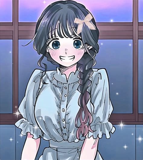 Waguri Kaoruko Ilustrasi Karakter Ilustrasi Gambar Animasi Kartun