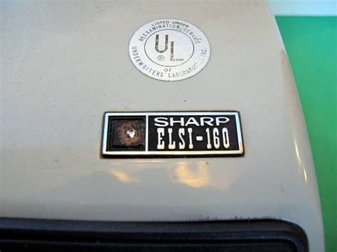 Vintage Sharp Elsi 160 Desktop Calculator Model El 160 Japan Works Great 4705934314