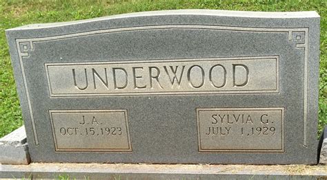 Joseph Abner “j A ” Underwood 1923 2015 Find A Grave Memorial