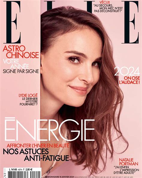 Natalie Portman In Dior On Elle France January 18th 2024 By Felix Cooper