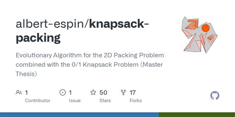 Github Albert Espinknapsack Packing Evolutionary Algorithm For The 2d Packing Problem