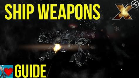 X4 Foundations Weapons Guide Youtube