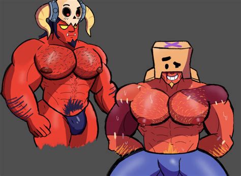 Rule 34 2boys Arm Hair Arms Behind Back Bo Brawl Stars Box Brawl