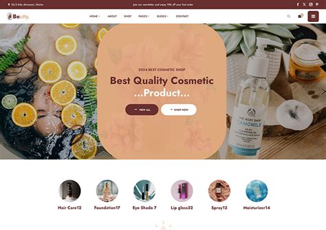 响应式html5化妆品店在线宣传网站网页源码模板云部落资源网 响应式html5化妆品店在线宣传网站网页源码模板云部落资源网