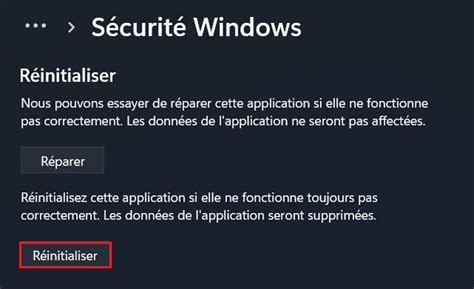 Comment Réinitialiser Windows Defender Dans Windows 11