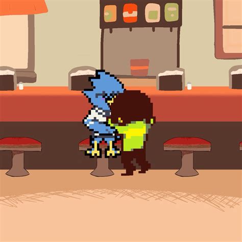 Kerdly Kris X Berdly Fanart Kris And Berdly Deltarune Ships