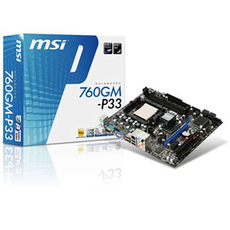 Msi 760gm P33 Amd 760g Am3 Motherboard Ln38733 Scan Uk