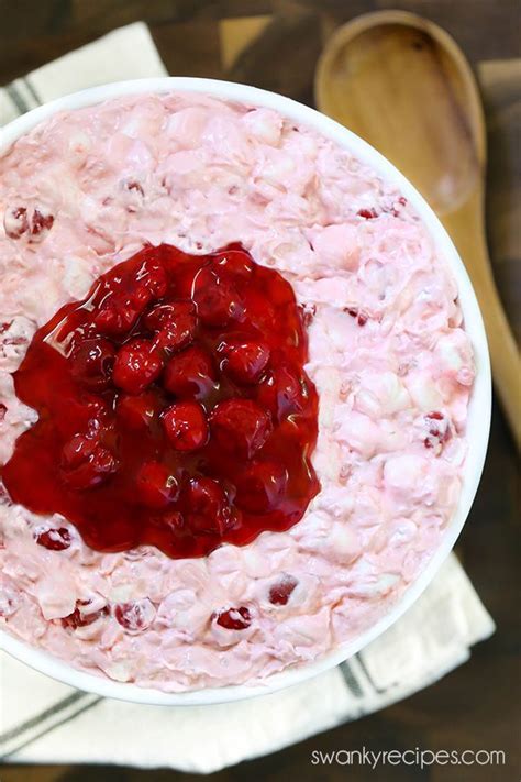 Cherry Fluff Salad A Quick 5 Ingredient No Bake Summer Dessert Serve