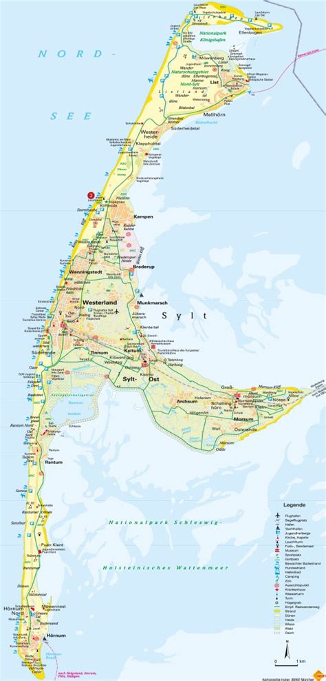 Insel Sylt Karte Insel Sylt Tourismus Service Gmbh Ykvenw