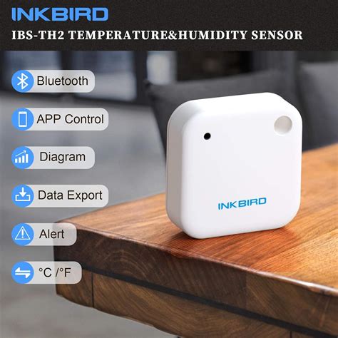 Inkbird Ibs Th2 Termómetro Inalámbrico Con Sensor De Temperatura Y