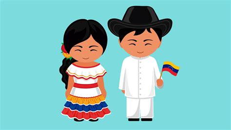 Imágenes Para Colorear De Trajes Típicos De Venezuela 34 Fotos E
