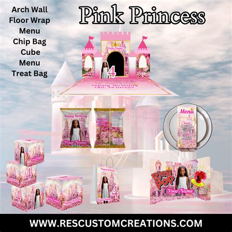 Princes Template Princess Decoration Party Designs Party Décor