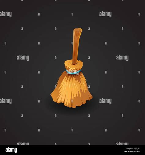 Broom Vector Illustration Stock Vector Image And Art Alamy