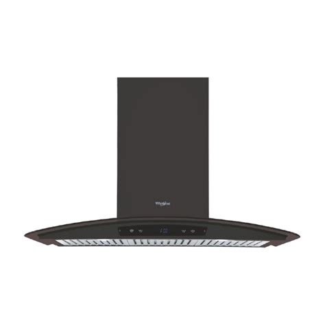 Whirlpool 90 Cm Island Chimney Zen Series Zen Bf 9i Cga Bldc Bk Hood On