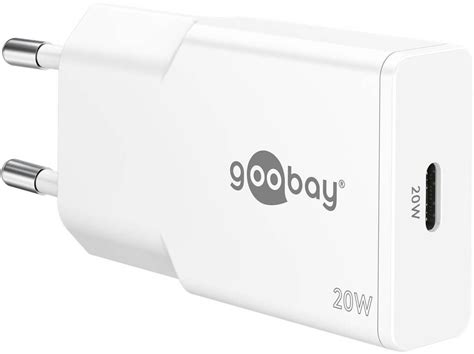 Goobay Usb C Pd Gan Wall Charger 20w White Ab 839 € Preisvergleich