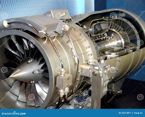 The Engine Of Airplane Stock Image Image Of Aircraft 3221891