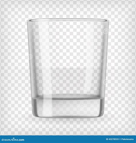 Empty Glass Stock Vector Illustration Of Element Single 43278533