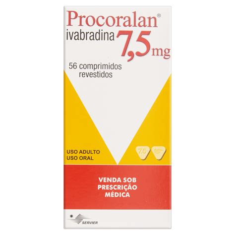 Procoralan 75mg Servier 56 Comprimidos
