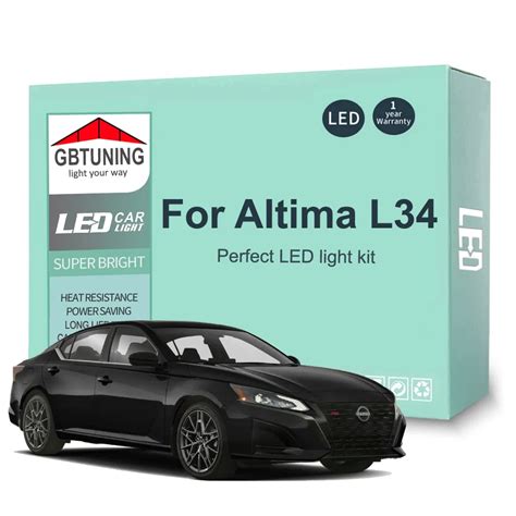 13pcs Cars Accessories For Nissan Altima L34 2019 2020 2021 2022 2023