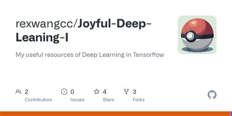 Github Rexwangcc Joyful Deep Leaning I My Useful Resources Of Deep Learning In Tensorflow