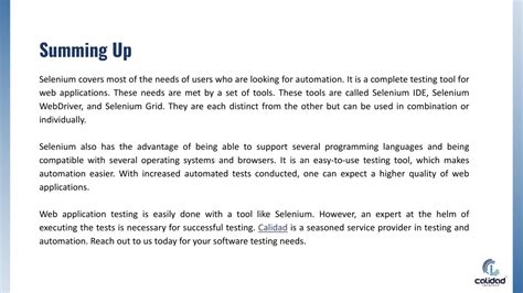 Ppt A Simple Guide To Selenium Software Testing Powerpoint Presentation Id 11688390