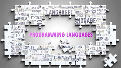 Programming Languages As A Complex Subject Related To Various Topics And Ideas On A Puzzle