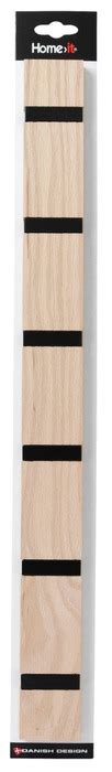 Knaggrekke Flex Lys Eik 6 Knagger 60 Cm Jem And Fix