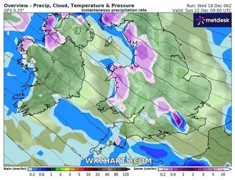 London Weather Maps Show Exact Dates Snow Is Forecast As Met Office Has