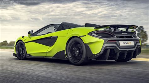 2019 Mclaren 600lt Spider Lime Green Race Track Youtube