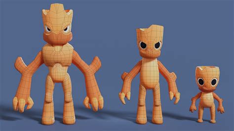 Monsters Pack 04 3d Creatures Unity Assets Codeintra