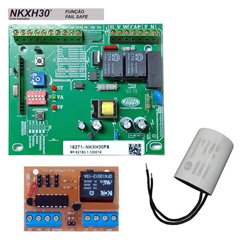 Placa Motor Kxh30fs Nkxh30fs Sensor Hall Rossi Capacitor Partida 12uf