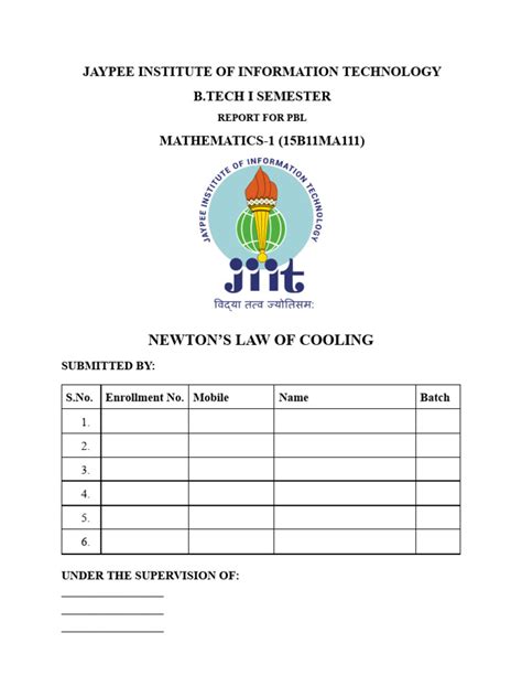 Maths Project Report Pdf